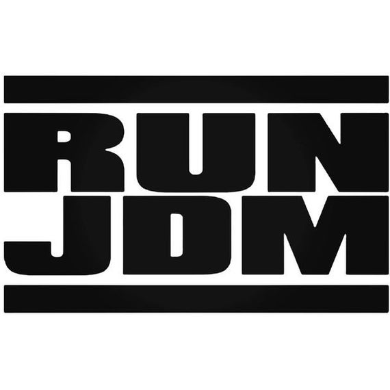 Run JDM Funny Sticker Decal | Etsy