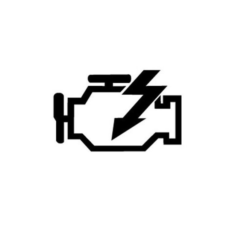 Check Engine JDM Funny Sticker Decal - Etsy