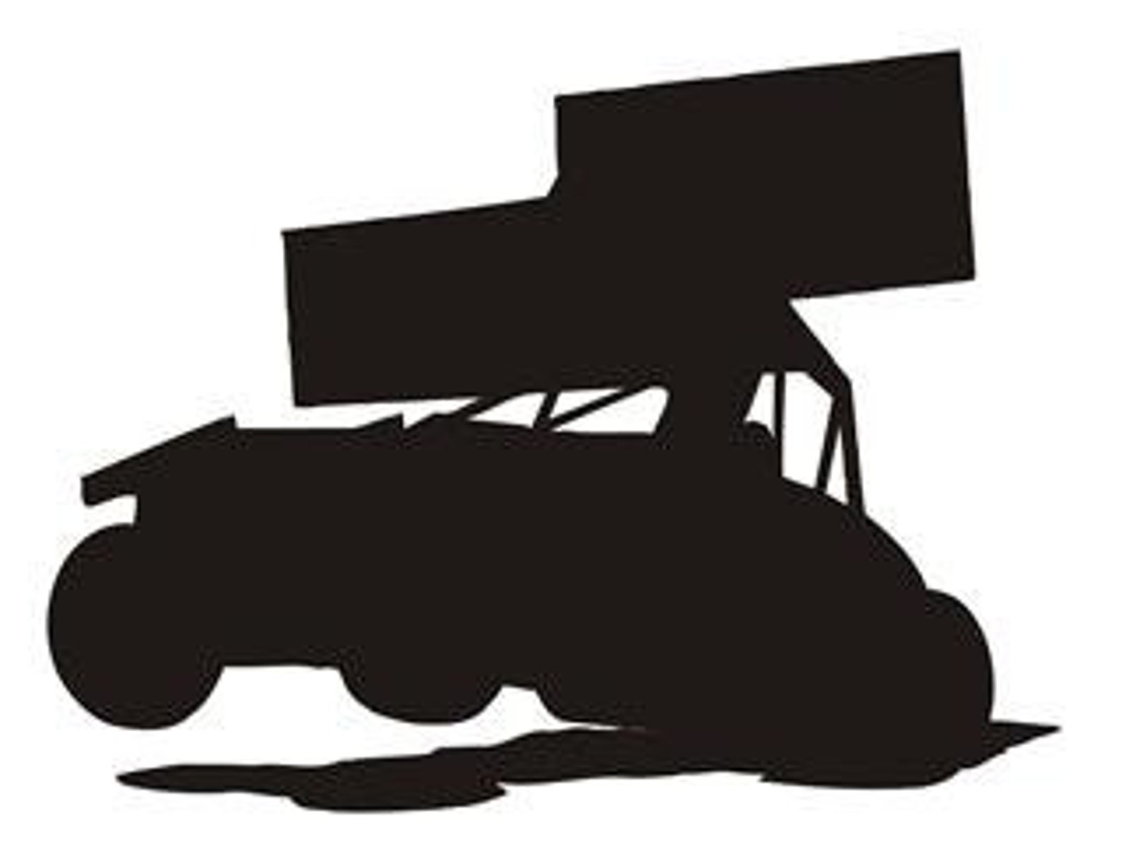 Winged Sprint Car V6 Race Racing Racecar Sticker Decal - Etsy