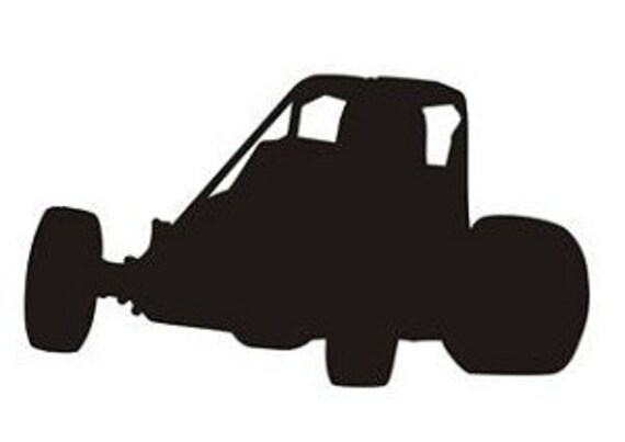 Wingless Sprint Car V1 Dirt Racing Race Car Dirt Track Sticker - Etsy