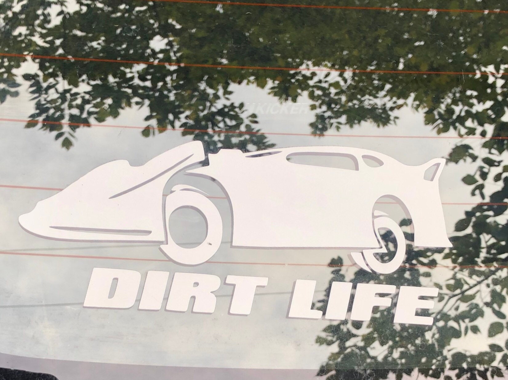 Dirt Life V2 Late Model Dirt Track Racing Race Car Sticker - Etsy