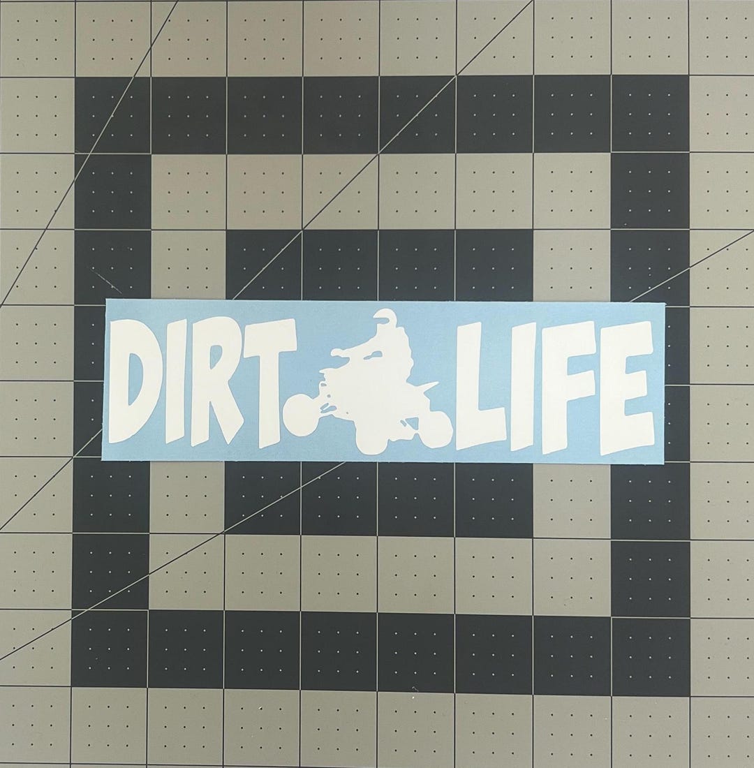 Dirt Life Quad 4 Wheel off Road Funny Sticker Decal - Etsy
