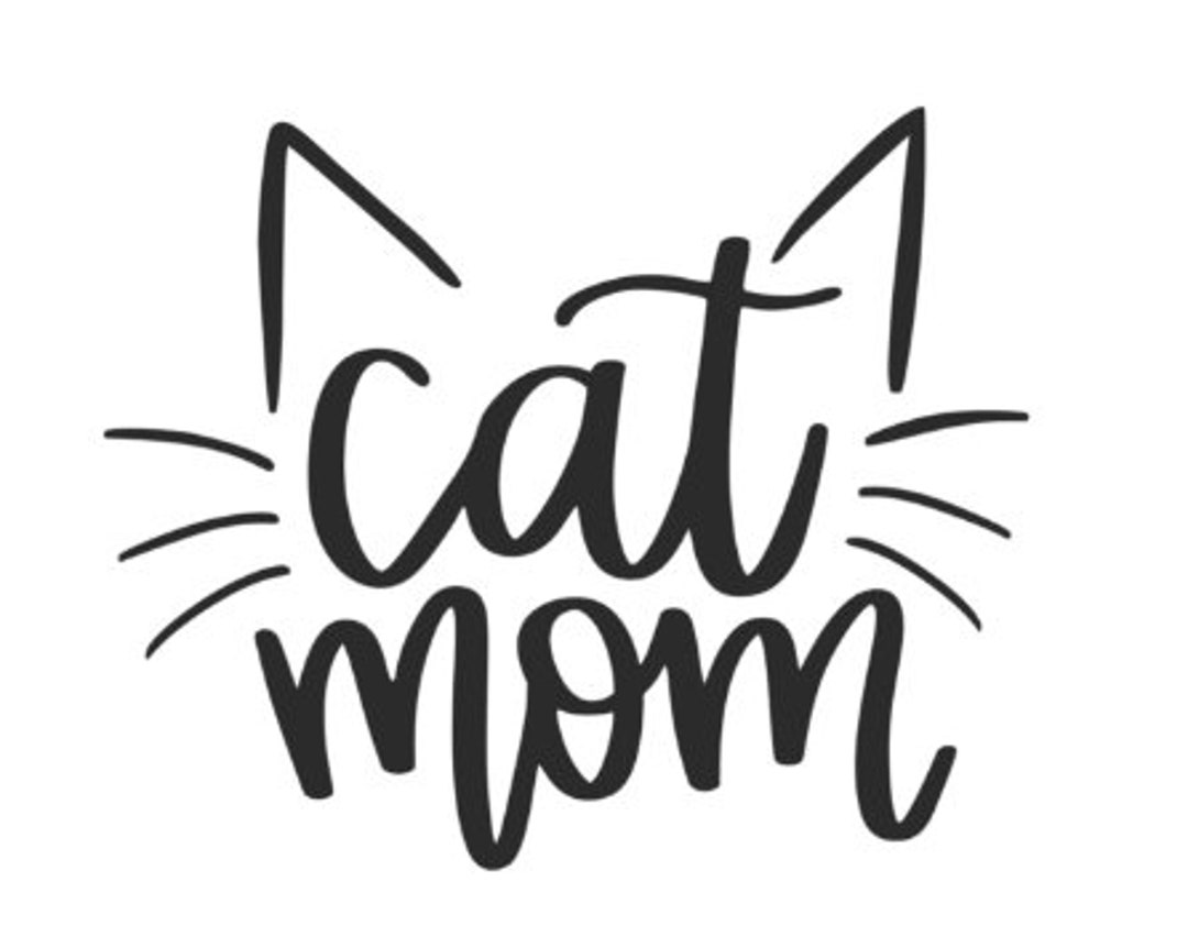 Cat Mom V1 Cats Pets Sticker Decal - Etsy