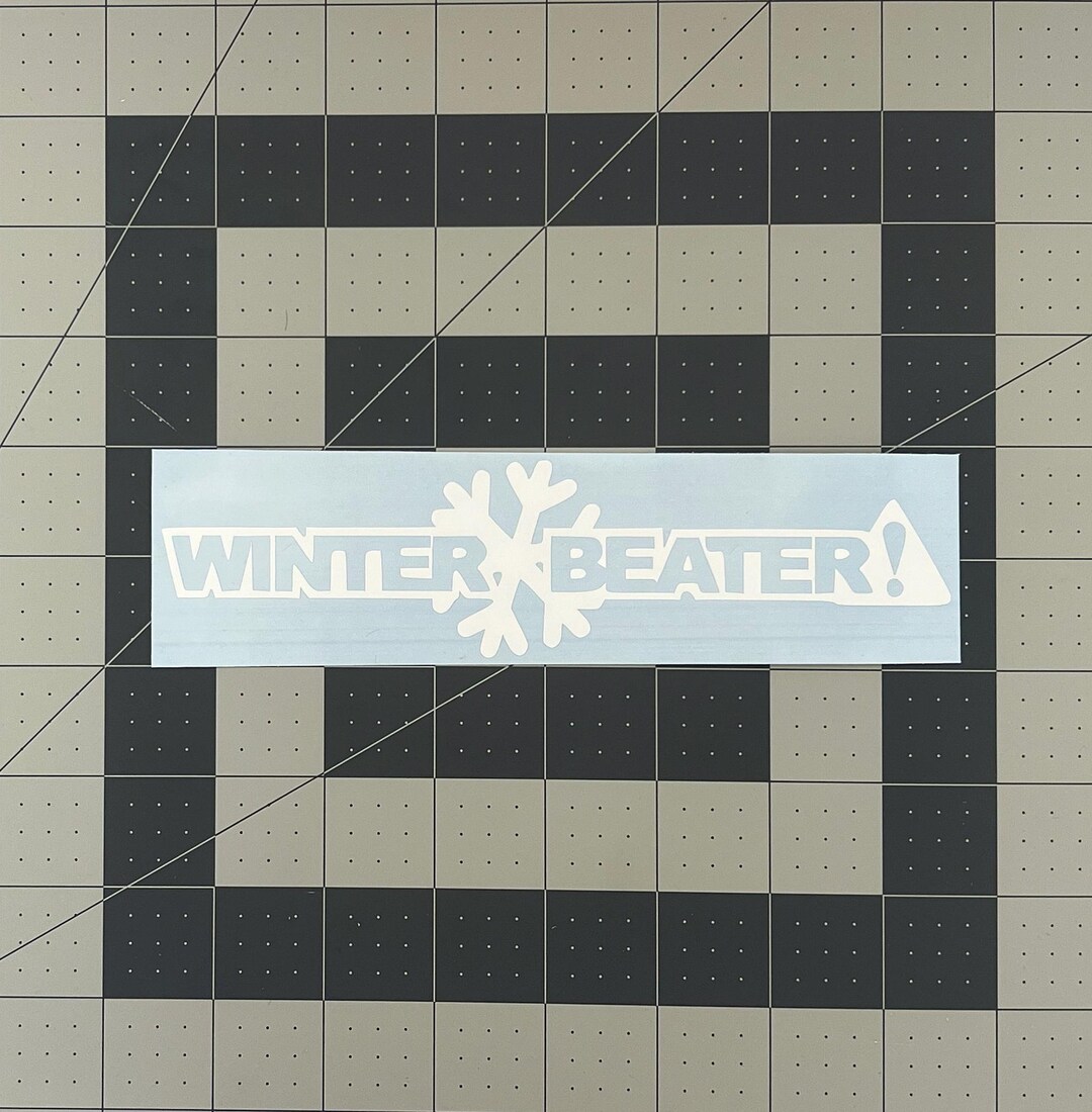 Winter Beater JDM Funny Sticker Decal - Etsy