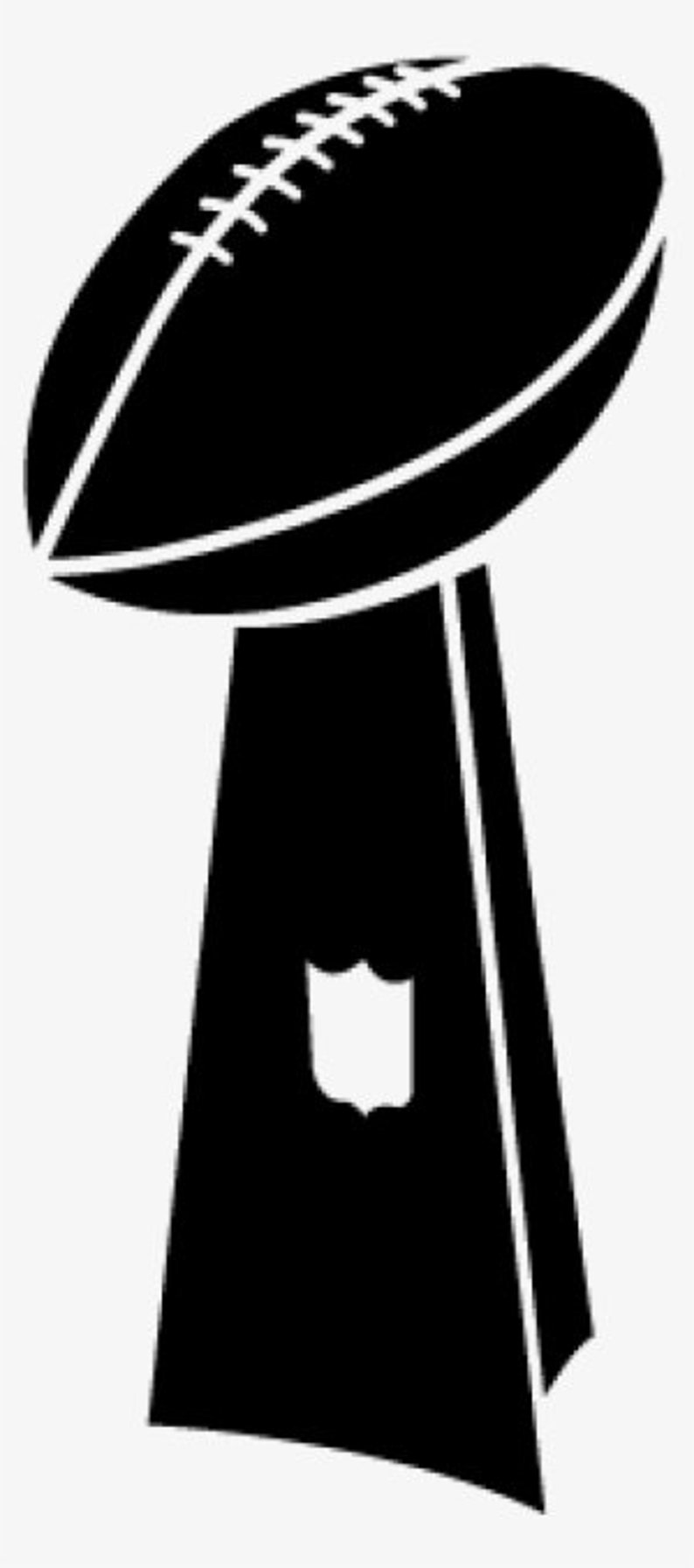 Lombardi Super Bowl Trophy NFL Football Sticker Decal | Etsy