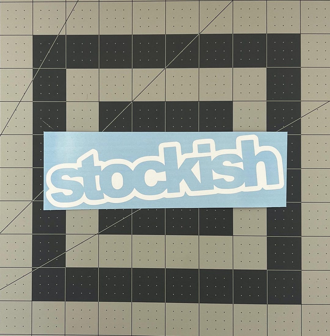 Stockish V1 JDM Funny Sticker Decal - Etsy