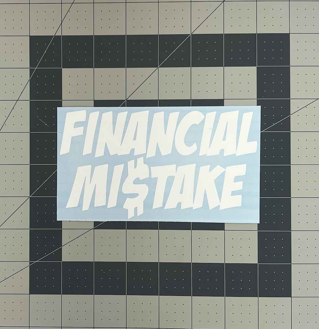 Financial Mistake V2 JDM Funny Sticker Decal - Etsy