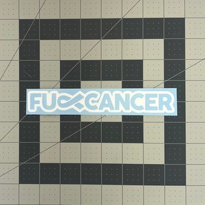 F**k Cancer V4 Sticker Decal - Etsy