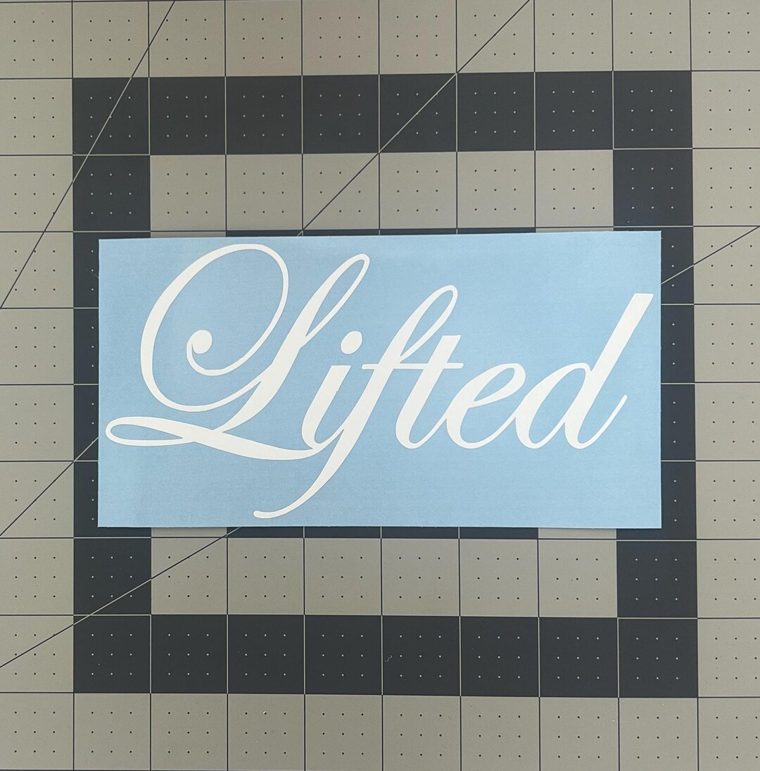 Lifted V1 Truck Jacked up Raised Funny Sticker Decal - Etsy