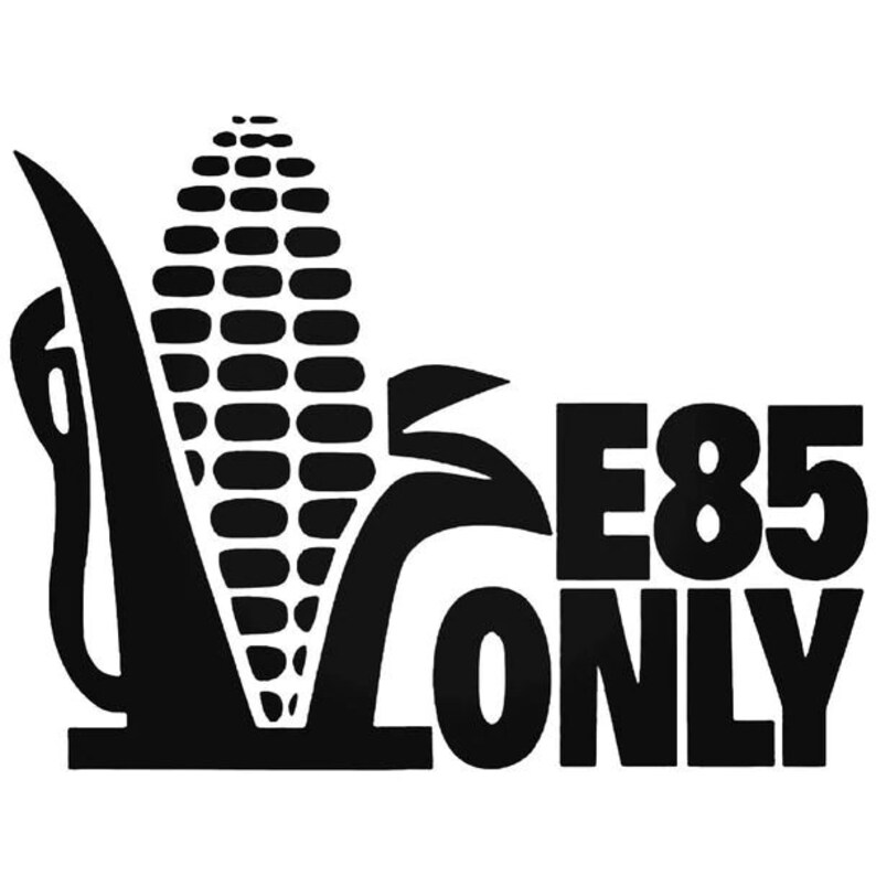 E85 Only Ethanol Fuel JDM Funny Sticker Decal - Etsy