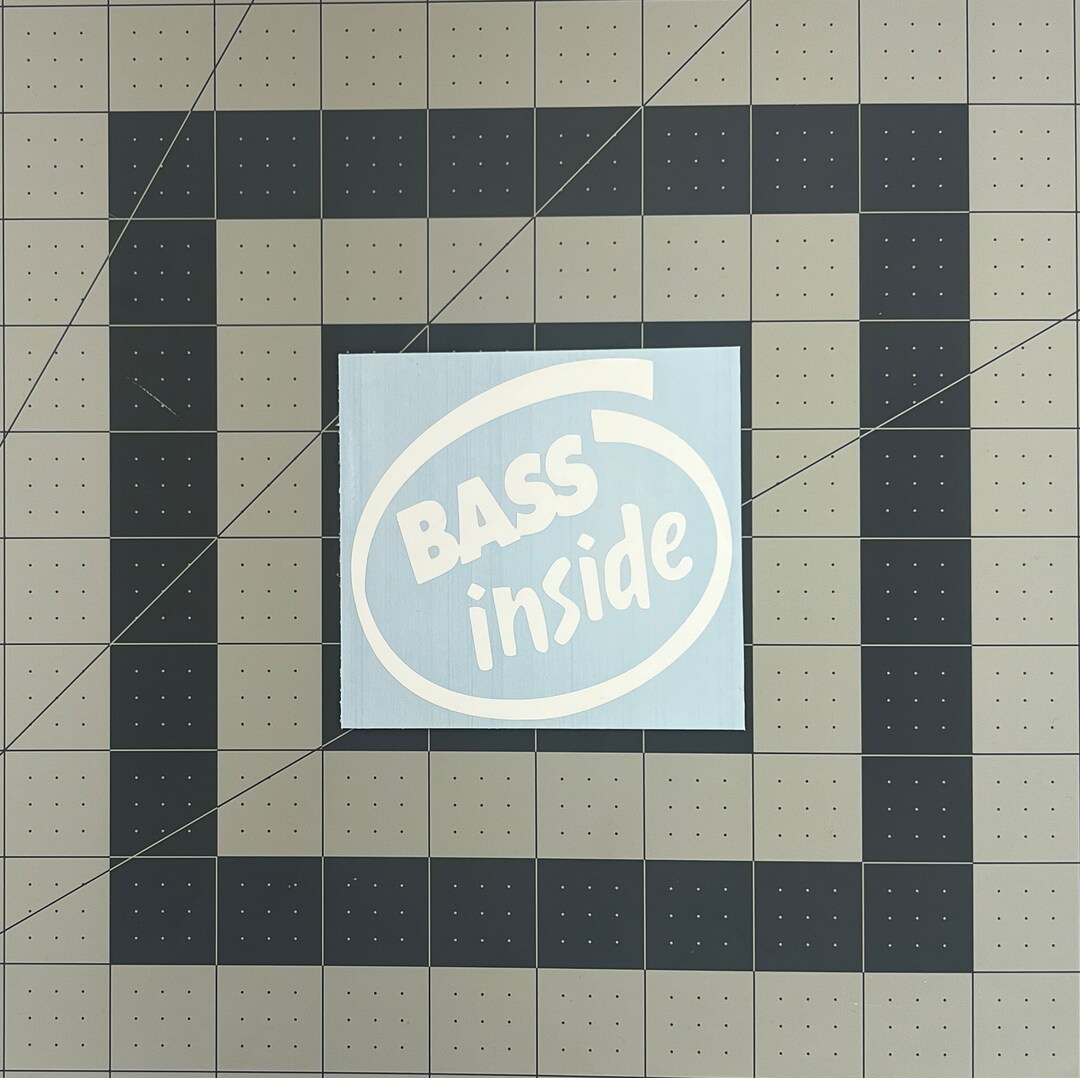 Bass Inside Subwoofer Subs Music JDM Funny Sticker Decal - Etsy