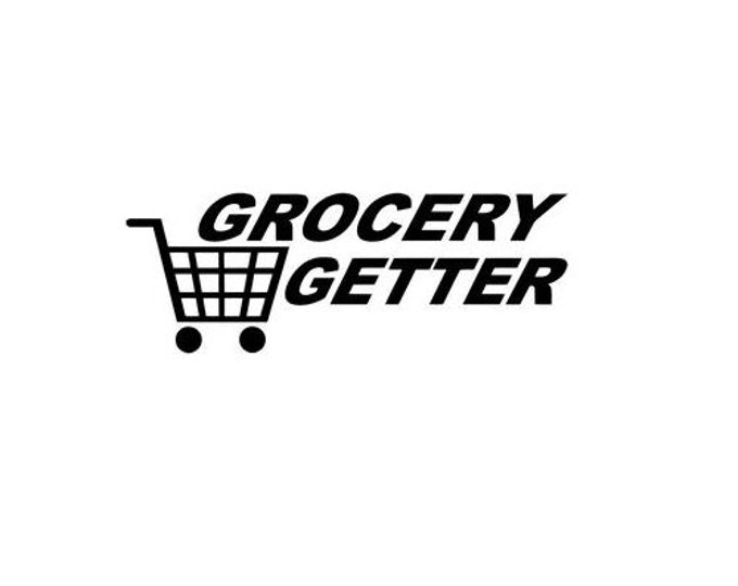 Car Sponsor Grocery List Decal / Car Decal,funny Sponsor Decal, Grocery ...