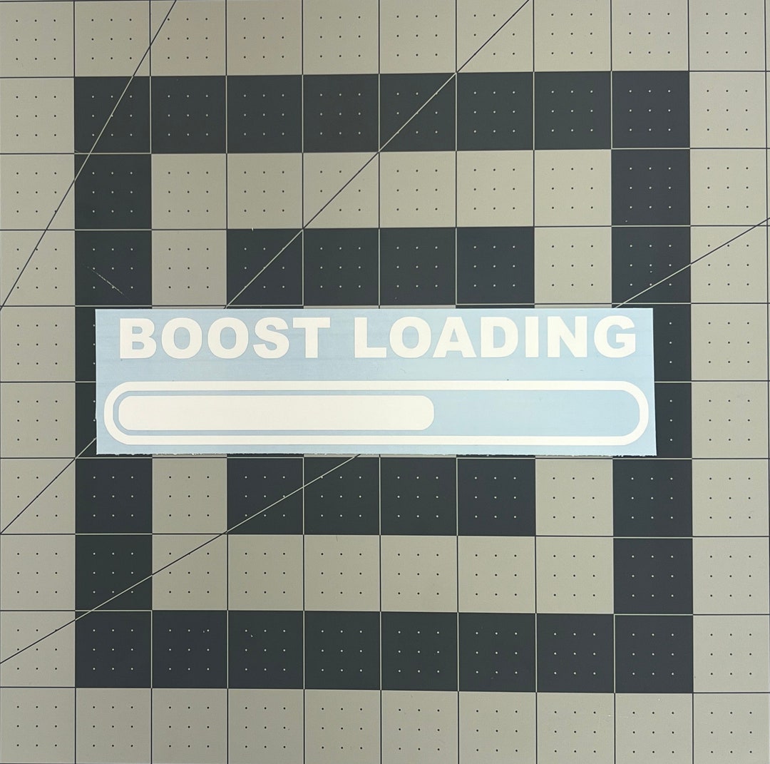 Boost Loading V1 Turbo Blown Boosted Funny Sticker Decal - Etsy