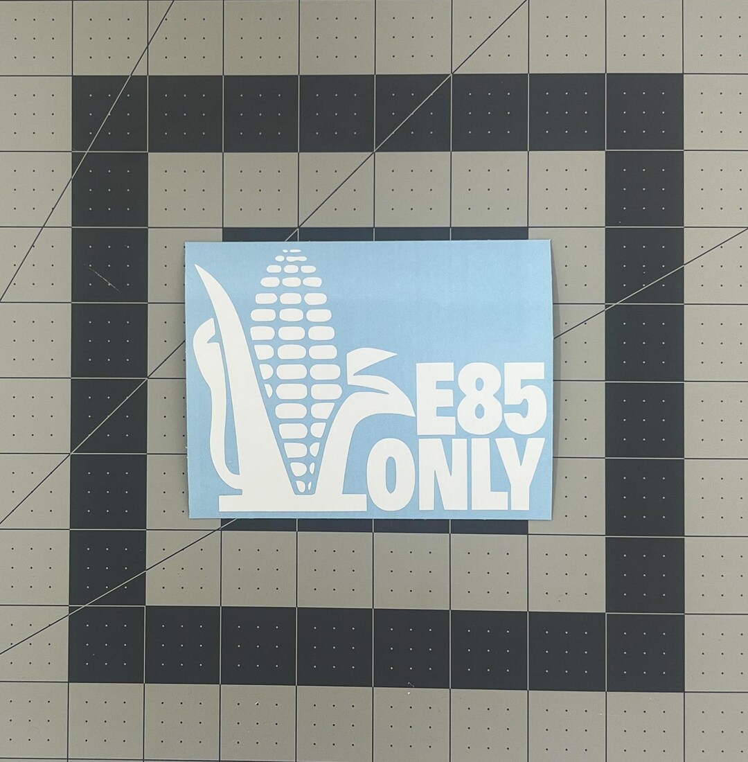 E85 Only Ethanol Fuel JDM Funny Sticker Decal - Etsy
