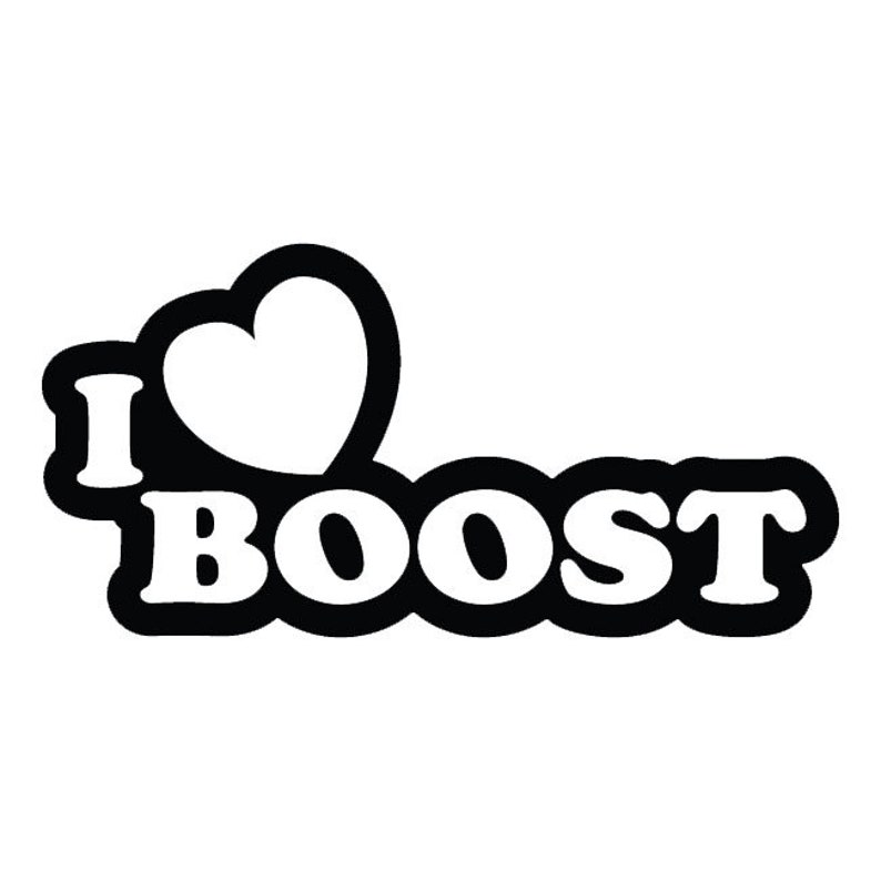 I Love Boost Turbo Boosted JDM Funny Sticker Decal - Etsy