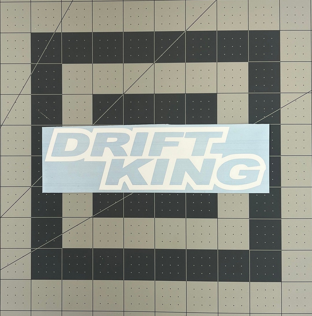 Drift King V1 Drifting Drift JDM Funny Sticker Decal - Etsy