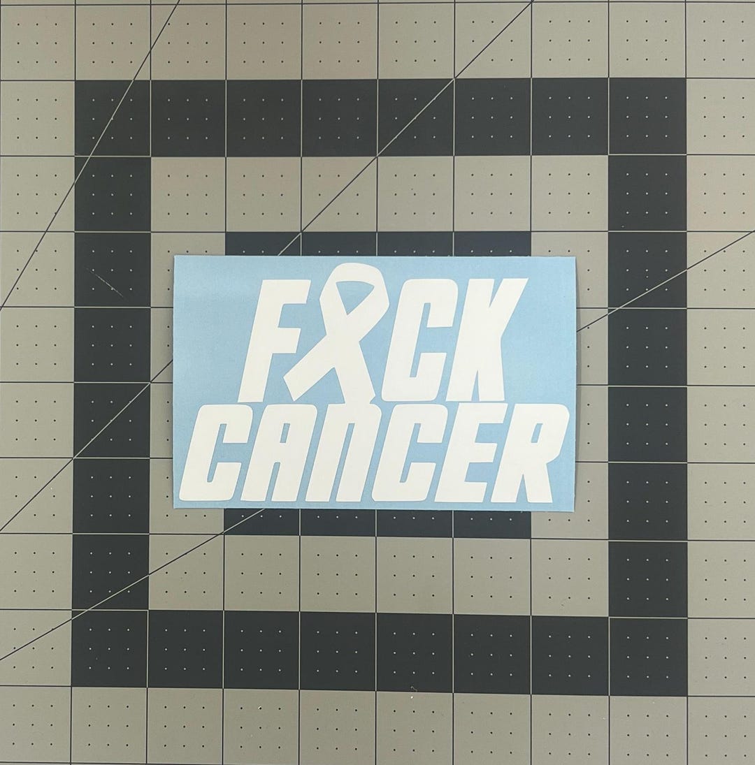 F**k Cancer V2 Sticker Decal - Etsy