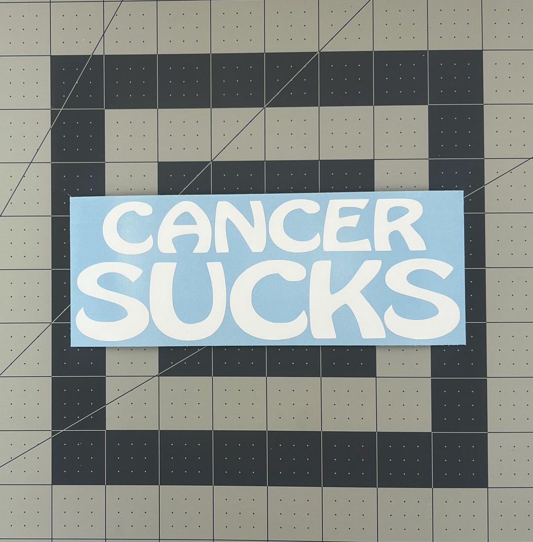Cancer Sucks V3 Sticker Decal - Etsy