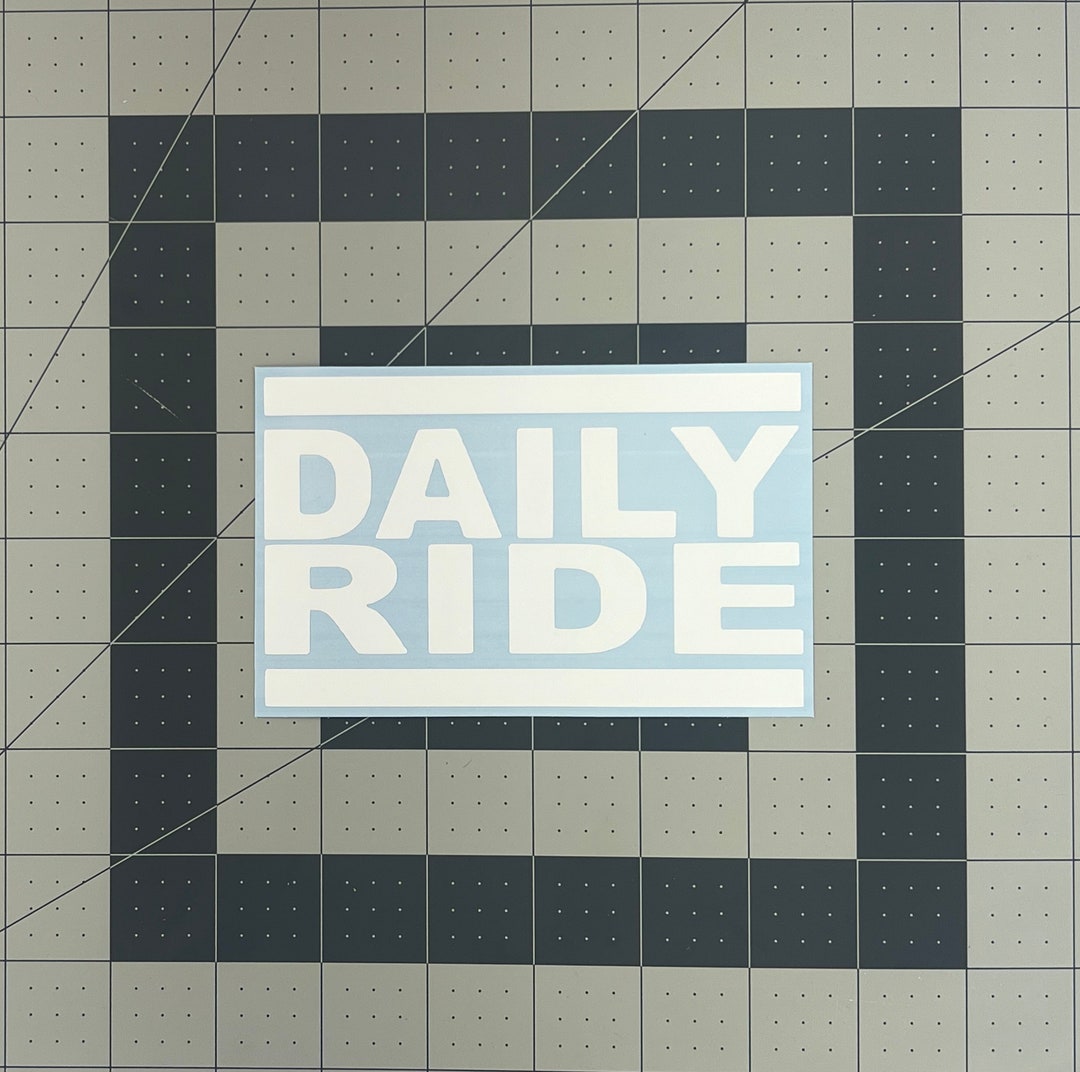 Daily Ride Driven Driver JDM Funny Sticker Decal - Etsy