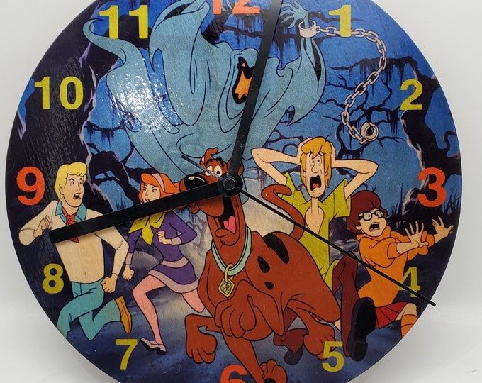 Scooby-doo Clock - Etsy