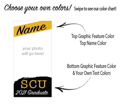 Graduation Senior Door Banner Personalized Custom Vinyl Sign Photo Grad ...