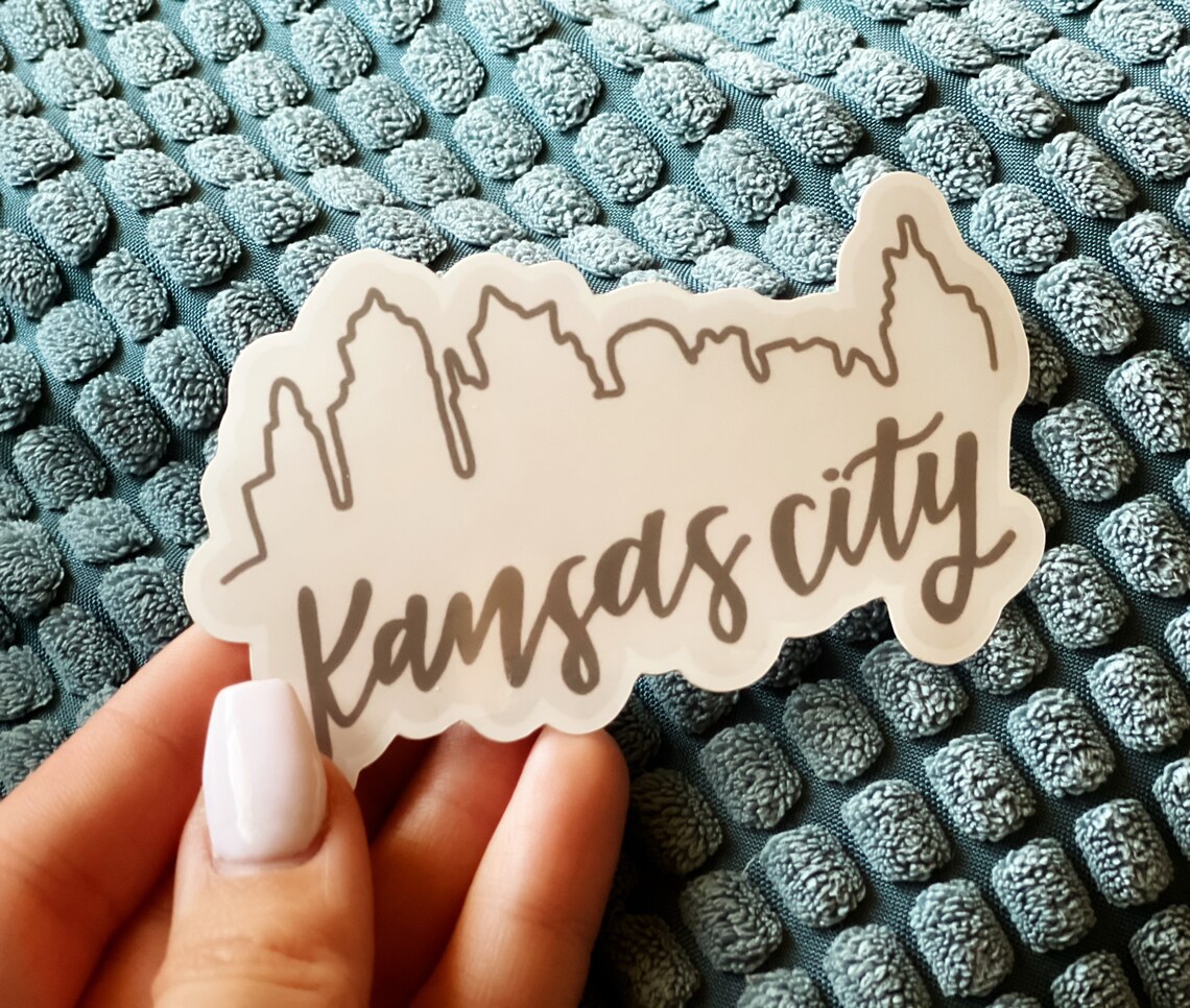 Kansas City Sticker, KC Skyline, Kansas City Skyline Sticker, KC ...