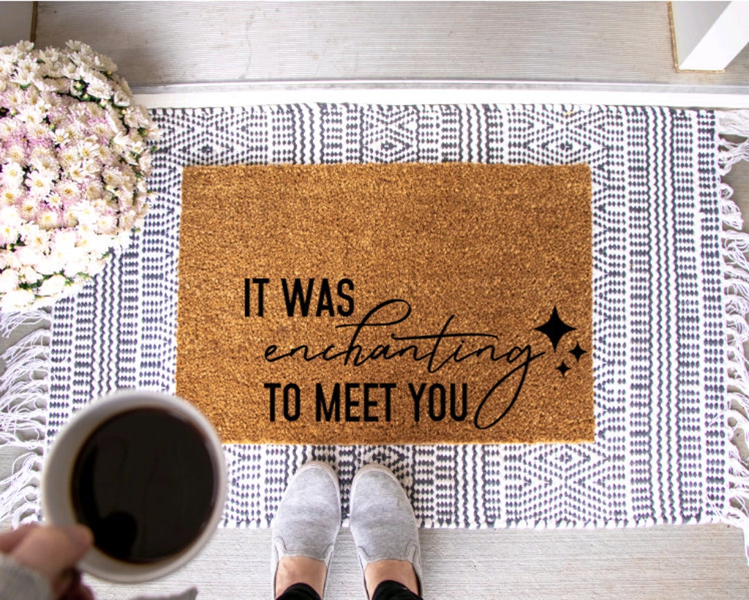 It Was Enchanting to Meet You Doormat Swiftie Taylor Swift Doormat ...