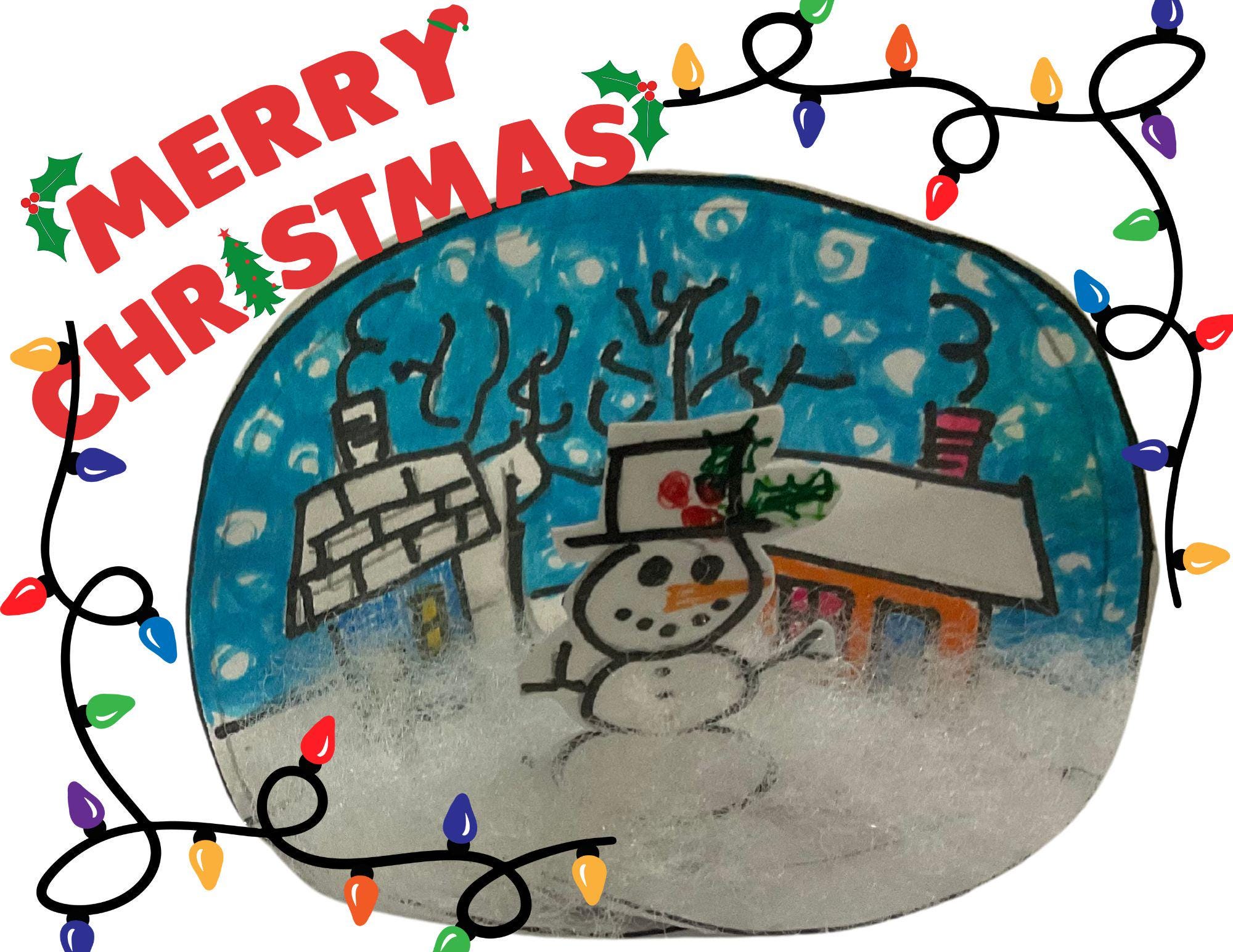 Snow Globe Digital Download Activity (santa, Snowman) - Etsy