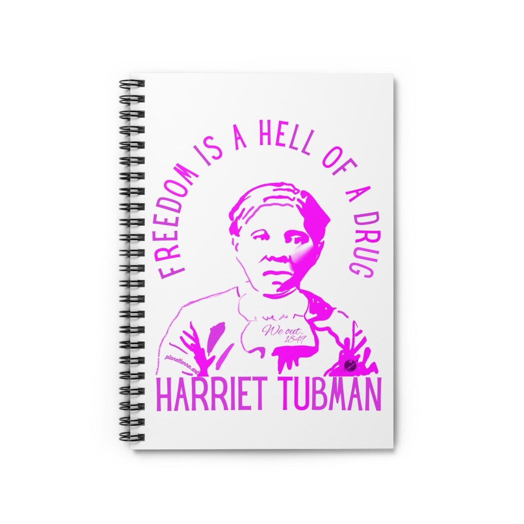 Harriet Tubman Quote Spiral Notebook, Ruled Line Journal - Etsy