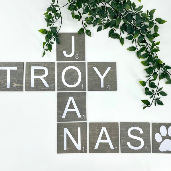 Scrabble Wall Tiles - Etsy