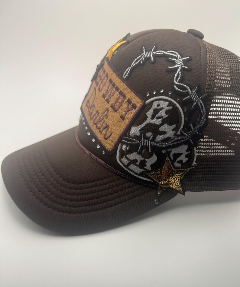Cowboy Trucker Hat Howdy - Etsy