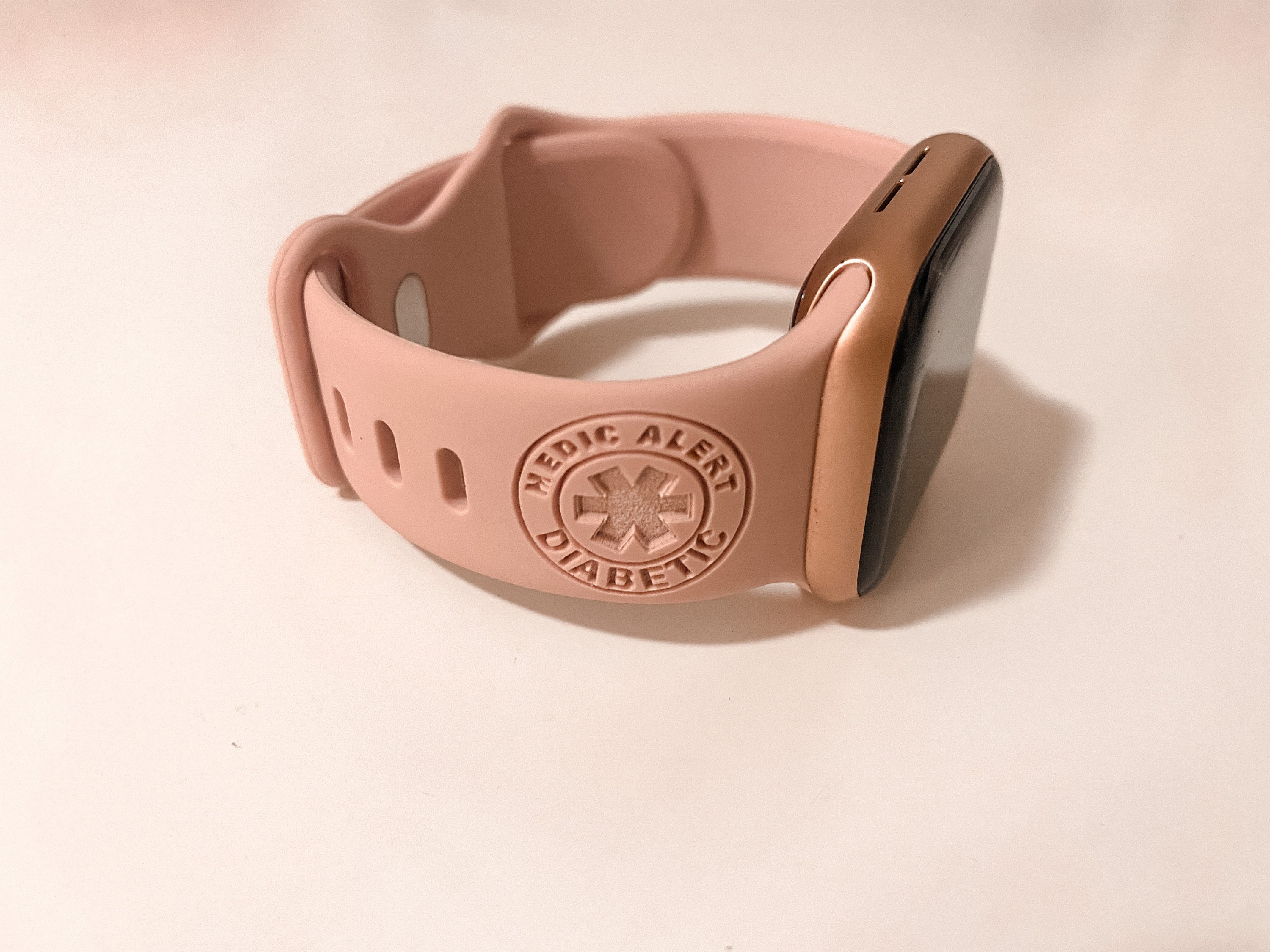 Diabetic Alert Watchband, Medic Alert, Medic Alert Watchband, Engraved ...