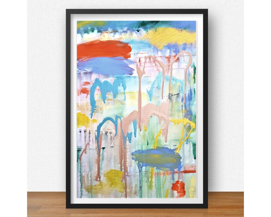 Colorful Drip Printable - Etsy