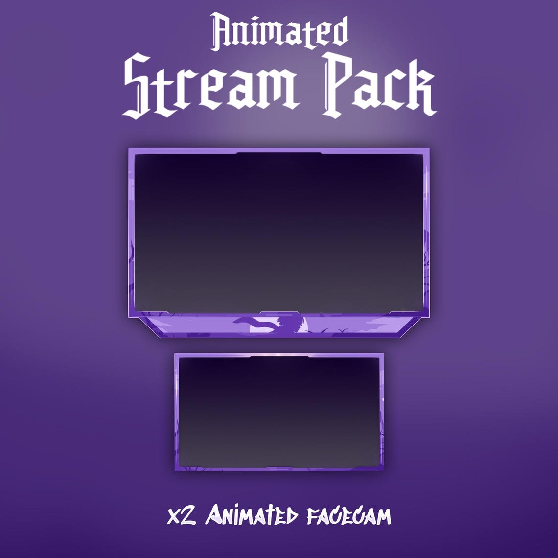 Girl Fighter Animated Stream Package: for Twitch Overlay, Youtube, Kick ...
