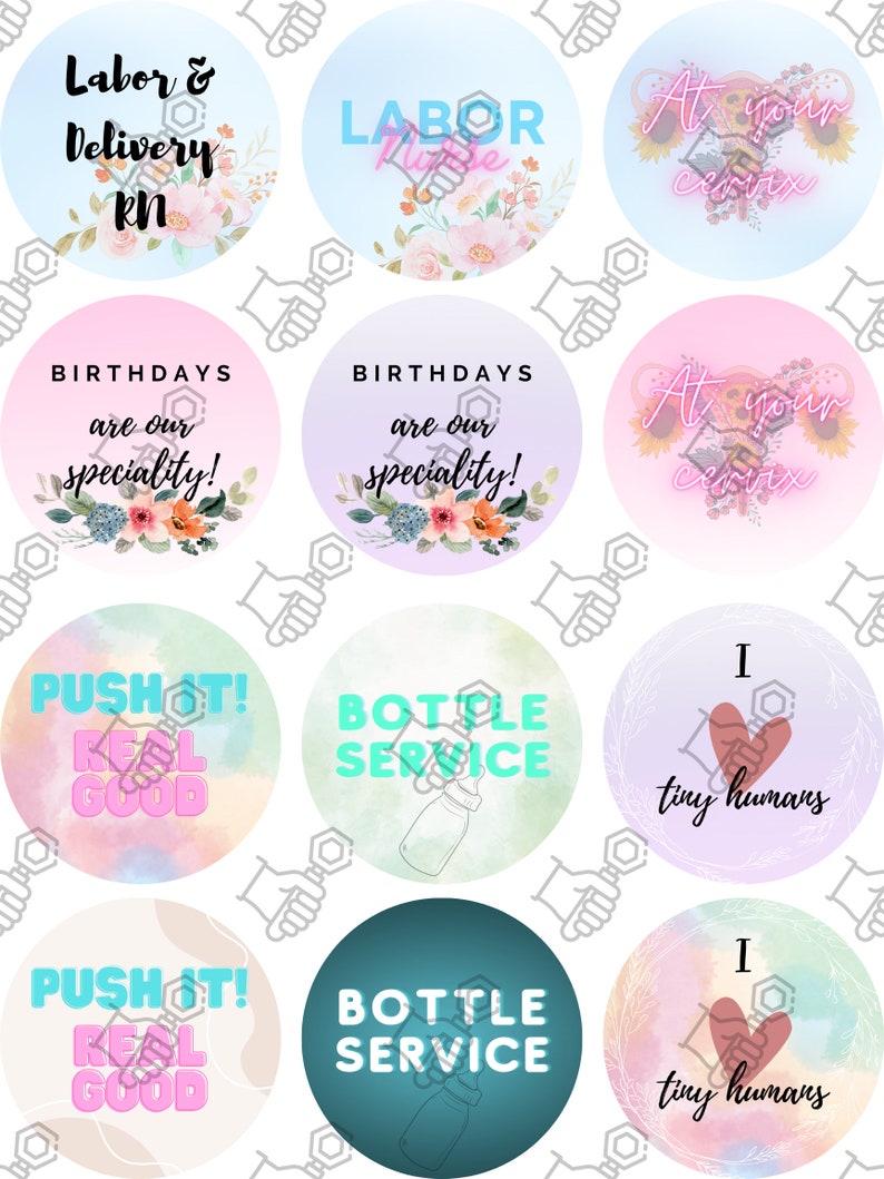 Labor and Delivery Digital Download Designs/ 12 SVG Files - Etsy