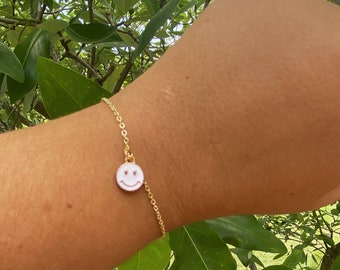 Emoji Emoticon Yellow Smiley Face Friendship Bracelet Adjustable ...