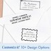 House Address Stamp Custom Real Estate Client Appreciation Gift for New ...