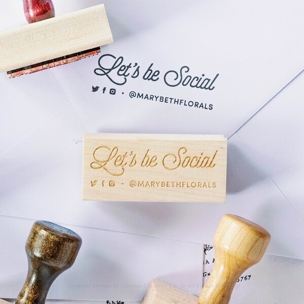 Rubber Stamp Custom - Etsy