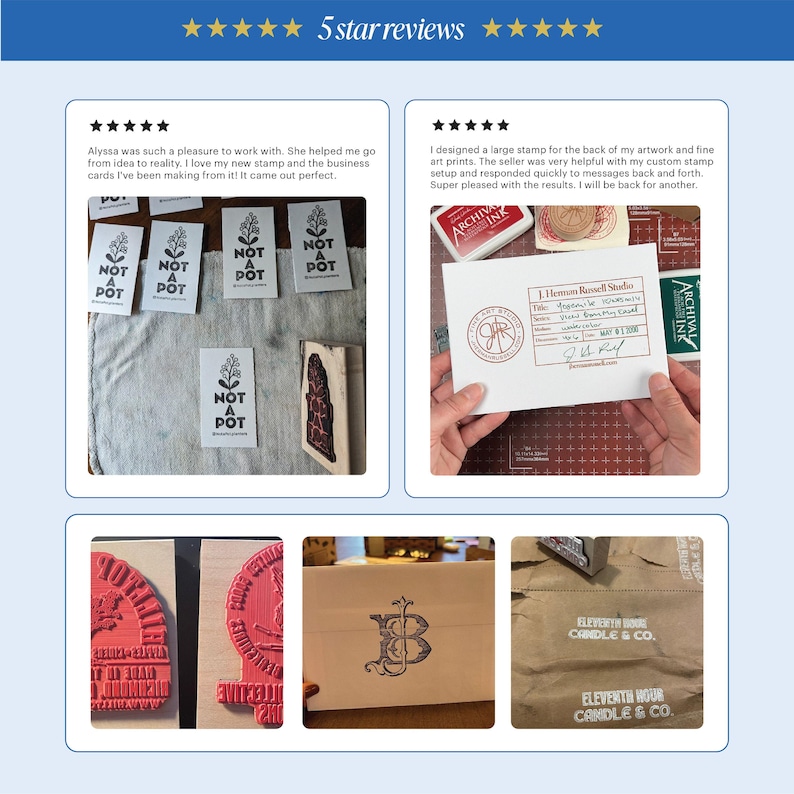 LARGE Custom Stamp 3