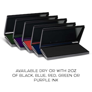 Extra Large Ink Pad Ink Pad for Stamps Large Black Ink Pad Black Ink ...