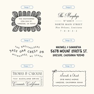 House Address Stamp Custom Real Estate Client Appreciation Gift for New ...