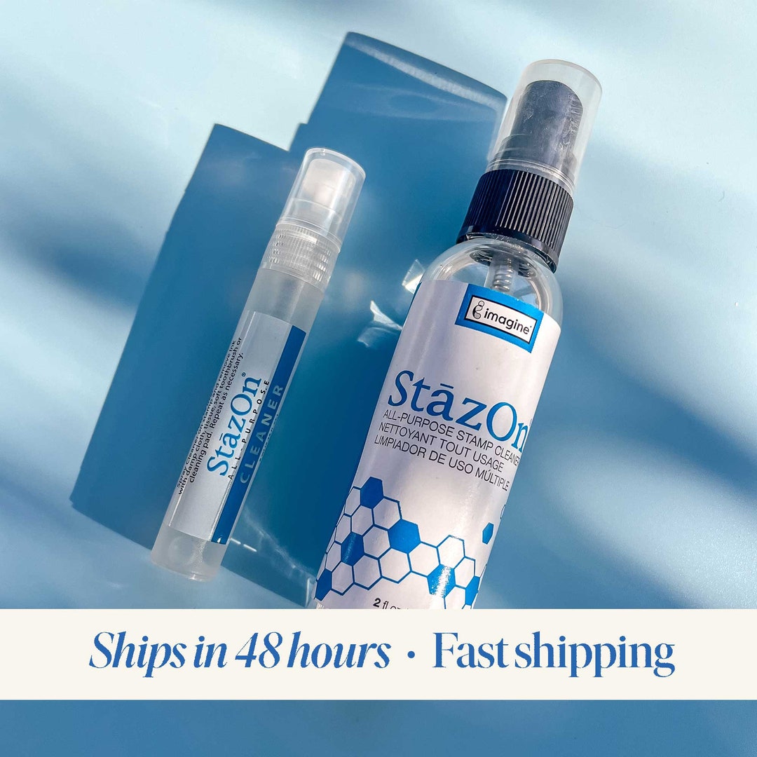 Rubber Stamp Cleaning Spray Stamp Ink Pad Cleaner Fluid for Rubber ...