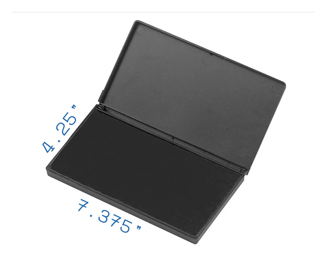 Ink Pad for Stamps Large Black Ink Pad Red Ink Black Ink Blue Ink Extra ...