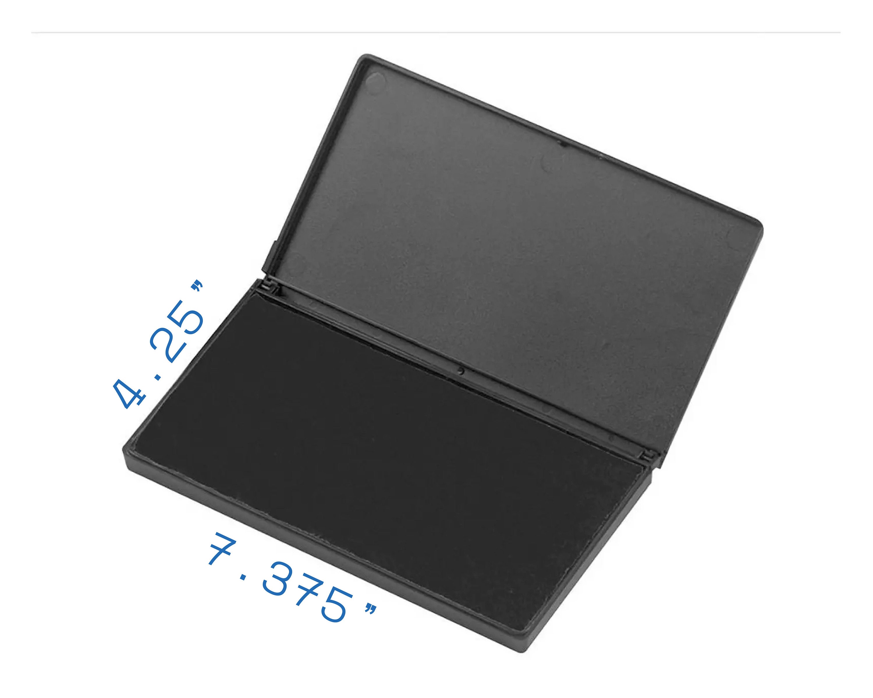 Ink Pad for Stamps Large Black Ink Pad Red Ink Black Ink Blue Ink Extra ...
