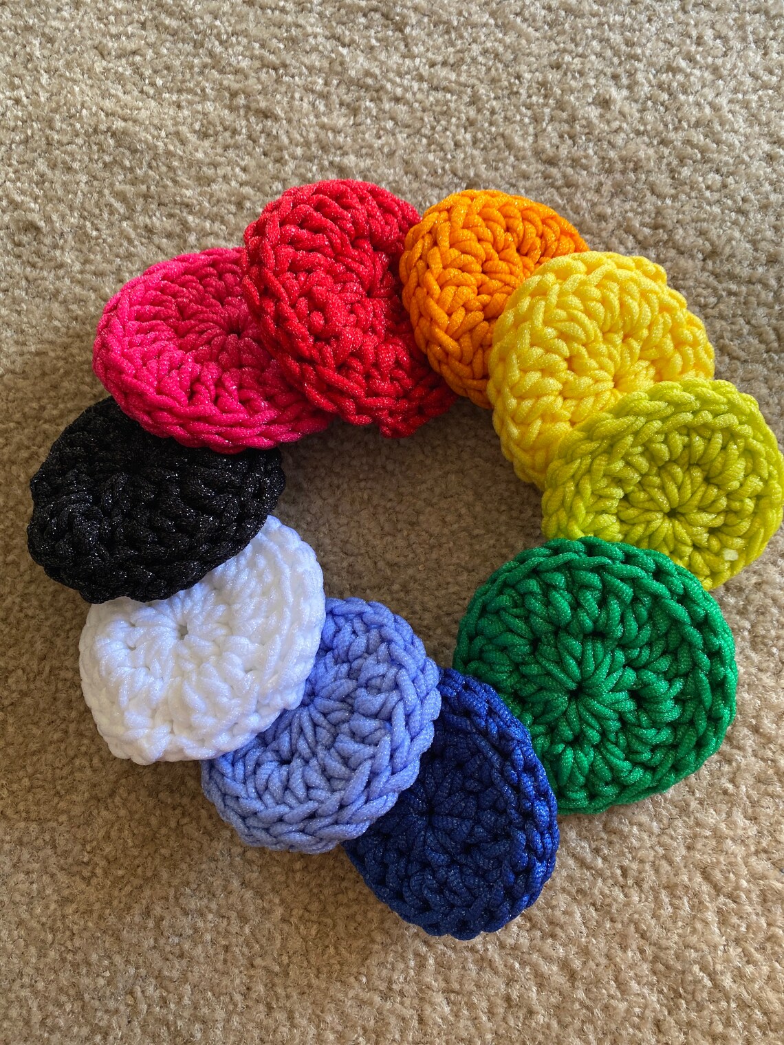 Crocheted Assorted Scrubbies - Etsy