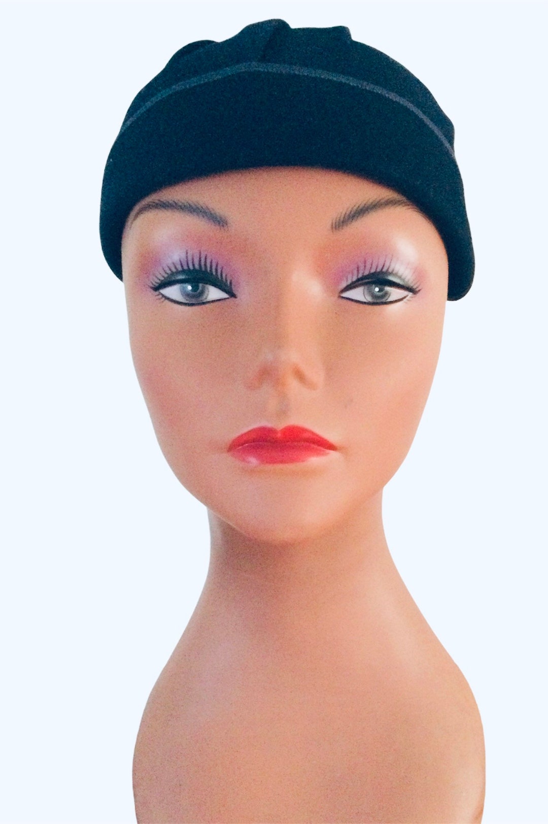 Vintage 1940s Navy Skull Cap by Louis Le Roi - Etsy UK