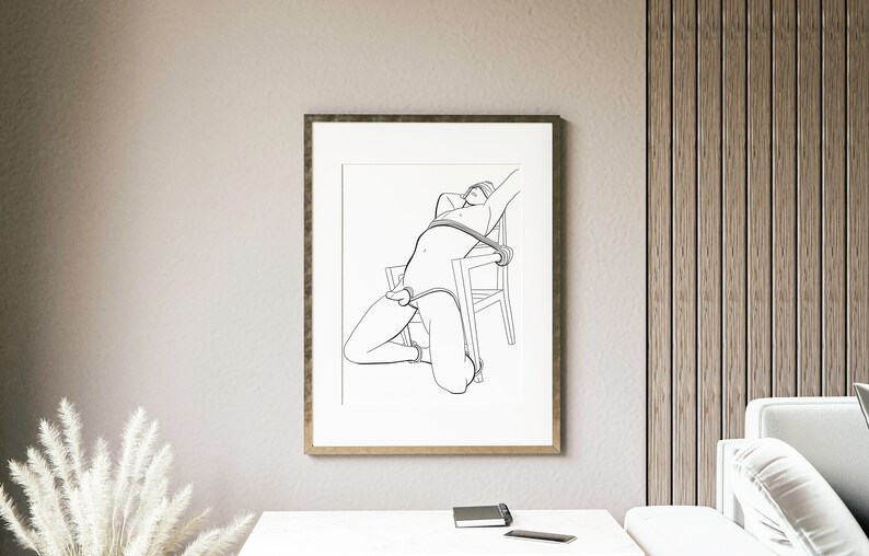 Erotic Line Art Bdsm Line Drawing Kink Sub Dom Minimal Etsy Ireland