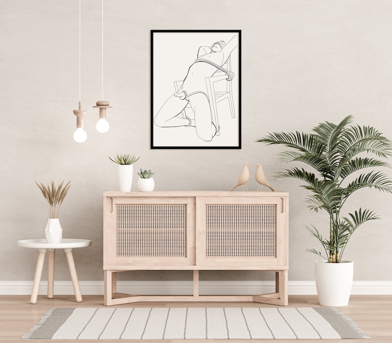 Erotic Line Art Bdsm Line Drawing Kink Sub Dom Minimal Etsy Ireland