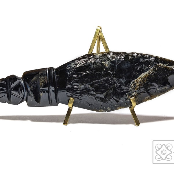 Obsidian Aztec Knife - Etsy