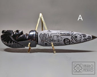 Mayan Obsidian Knife - Etsy
